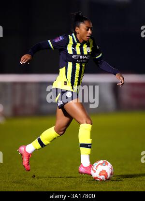 Manchester City's Kerolin during the Barclays Women's Super League ...