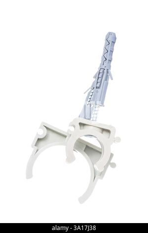 fixation pipes element isolated Stock Photo - Alamy