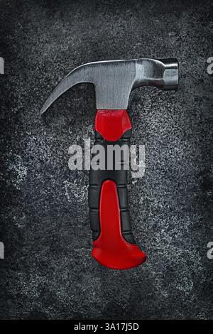 Comfortable Mini Safety Claw Hammer And Gloves With Copy Space Stock ...