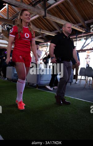 Wales head coach Sean Lynn before the Guinness Women's Six Nations ...