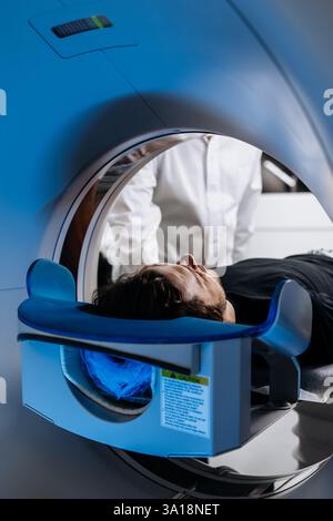 After the MRI procedure, the patient receives doctor's recommendations ...