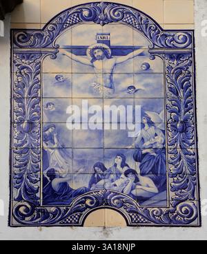 Ceramic image on the wall of Jesus of Nazareth, Christ, Jesus Christ ...