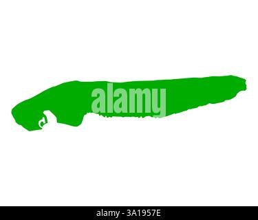 Map of Norderney Stock Photo - Alamy