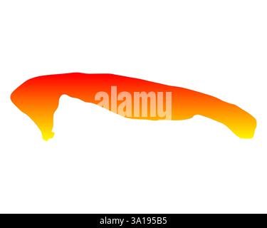 Map of Wangerooge Stock Photo - Alamy