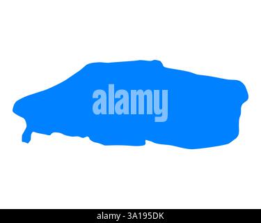 Map of Baltrum Stock Photo - Alamy