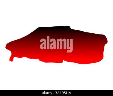 Map of Baltrum Stock Photo - Alamy