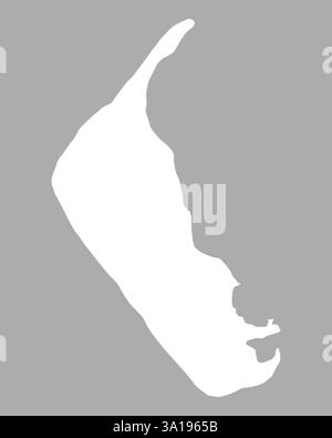 Map of Amrum Stock Photo - Alamy