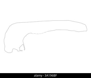 Map of Langeoog Stock Photo - Alamy