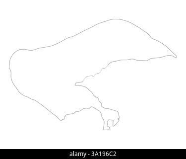 Map of Borkum Stock Photo - Alamy