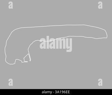 Map of Langeoog Stock Photo - Alamy