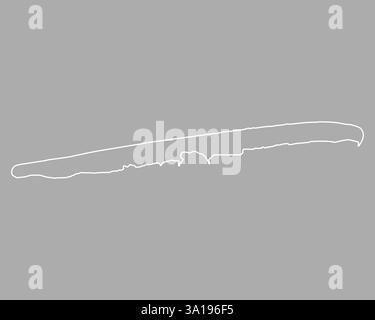 Map of Juist Stock Photo - Alamy