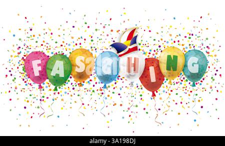 German text 'Fasching' Stock Photo - Alamy
