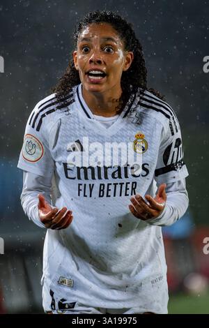 Yasmim Assis Ribeiro of Real Madrid in action during the Spanish Women ...