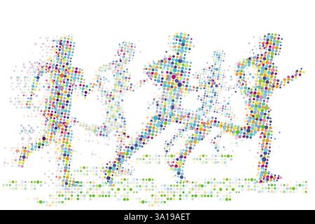 Running people doing sports Stock Photo - Alamy