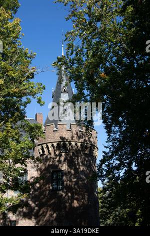 Historic Paffendorf Castle in Bergheim, Germany, featuring neo-Gothic ...