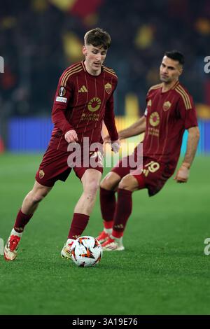 Zeki Celik of Roma seen in action during the Serie A Enilive 2025-2026 ...