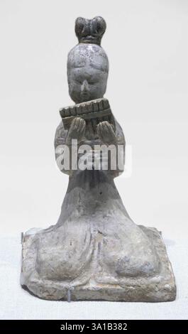 Seated Musician China Tang dynasty (618–907) This amiable flute (chi ...