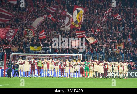 FCB fans celebrate in the League Phase Matchday 1 match FC BAYERN ...