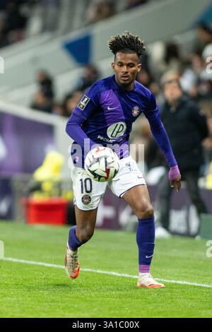 Yann Gboho of Toulouse during the French championship Ligue 1 football ...