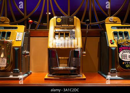 The downtown park win Las Vegas at sunset Stock Photo - Alamy