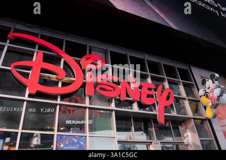 A Disney store is seen in Times Square, Manhattan, New York City Stock ...
