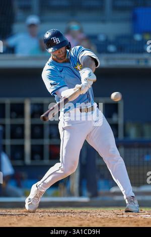 Tampa Bay Rays catcher Kenny Piper poses for a portrait during photo ...