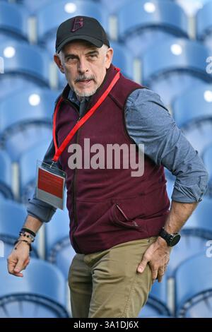 Burnley owner Alan Pace before the Premier League match at the Etihad ...