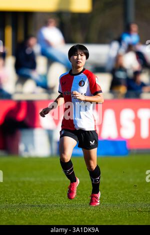 Rotterdam - Mao Itamura of Feyenoord V1 during the sem-final of the ...