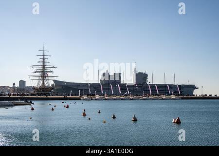 Italy, Trieste - 2 Mar 2025: Nave Trieste, Italian Navy largest multi ...