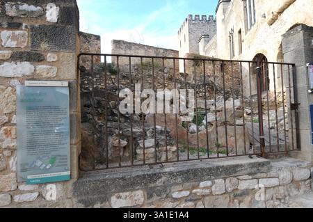 Fortress in Tortosa, Spain, province of Tarragona, Spain Stock Photo ...