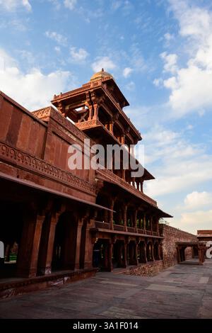 Panch Mahal (Five level Palace) at Fatehpur Sikri, historic town and ...
