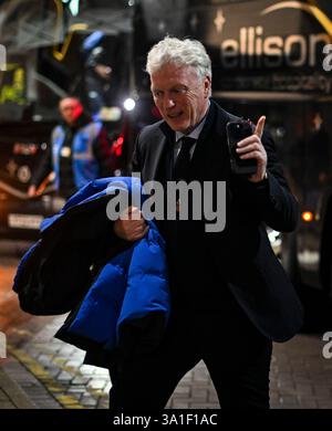 David Moyes Manager Of Everton Arrives during the Burnley v Everton ...