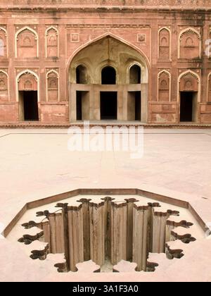 Part of the Red Fort of Agra, India. UNESCO World Heritage site Stock ...