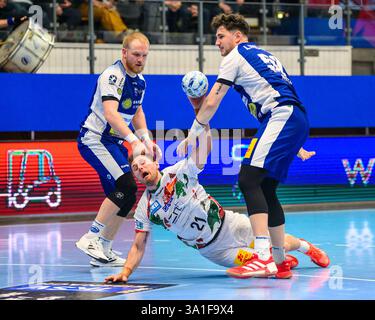 Peter, Walz (Kreislaeufer, ThSV Eisenach, #14) GER, Thueringen, ThSV Eisenach gegen MT Melsungen ...