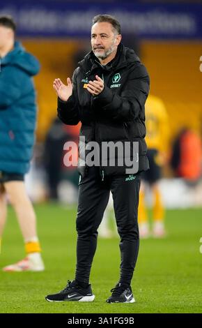 Wolverhampton Wanderers manager Vitor Pereira and sporting director ...