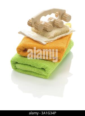 massager on towels Stock Photo - Alamy