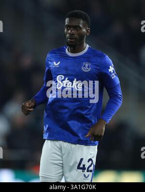Tim Iroegbunam of Everton during the Premier League match Everton vs ...