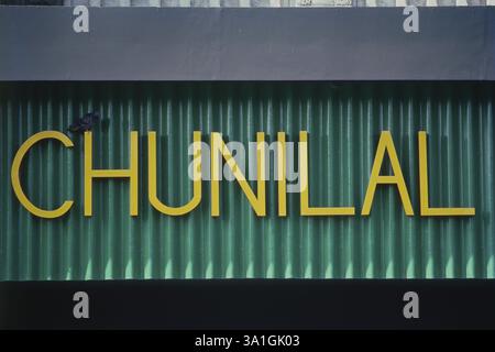 Art deco typography at Bombay Mumbai, Maharashtra, India, Asia Stock ...
