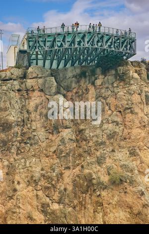 Rumkale, Turkey, Turkiye. Viewing Platform of the Rum Kale Seyir ...