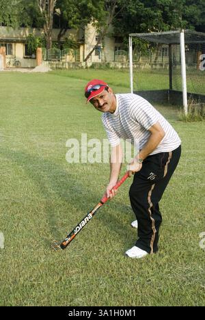 National Women's Hockey Coach Mir Ranjan Negi, India NO MR Stock Photo ...