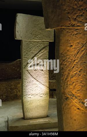 Turkey, Turkiye. Sanliurfa Museum Exhibit. Map Showing Early ...