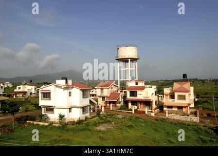 Residential colony, Talegaon, Pune, Maharashtra, India, Asia Stock ...
