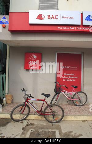 Bicycle, Roatan island, country Honduras Stock Photo - Alamy