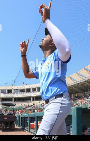 Sarasota FL USA. 8th Mar 2025. Baltimore Orioles third base Jordan ...