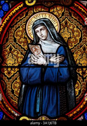 Montargis, FRANCE - 01-27-2025: Stained glass (19th century) of Saint ...