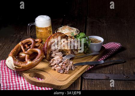 Fresh knuckle prepared for Oktoberfest Stock Photo - Alamy