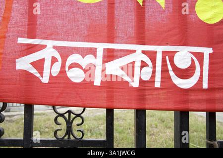 Kolkata written in Bangla language ; Calcutta now Kolkata ; West Bengal ...