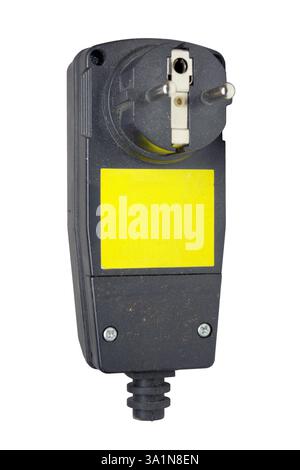 concrete vibrator power plug with ground fault circuit interrupter ...