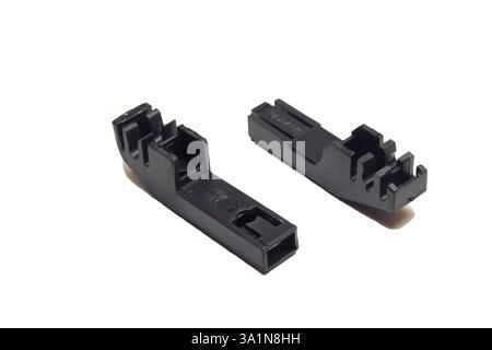 windshield wiper blade arm adapters, isolated on white background Stock ...