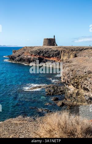 View to Playa del Castillo Stock Photo - Alamy